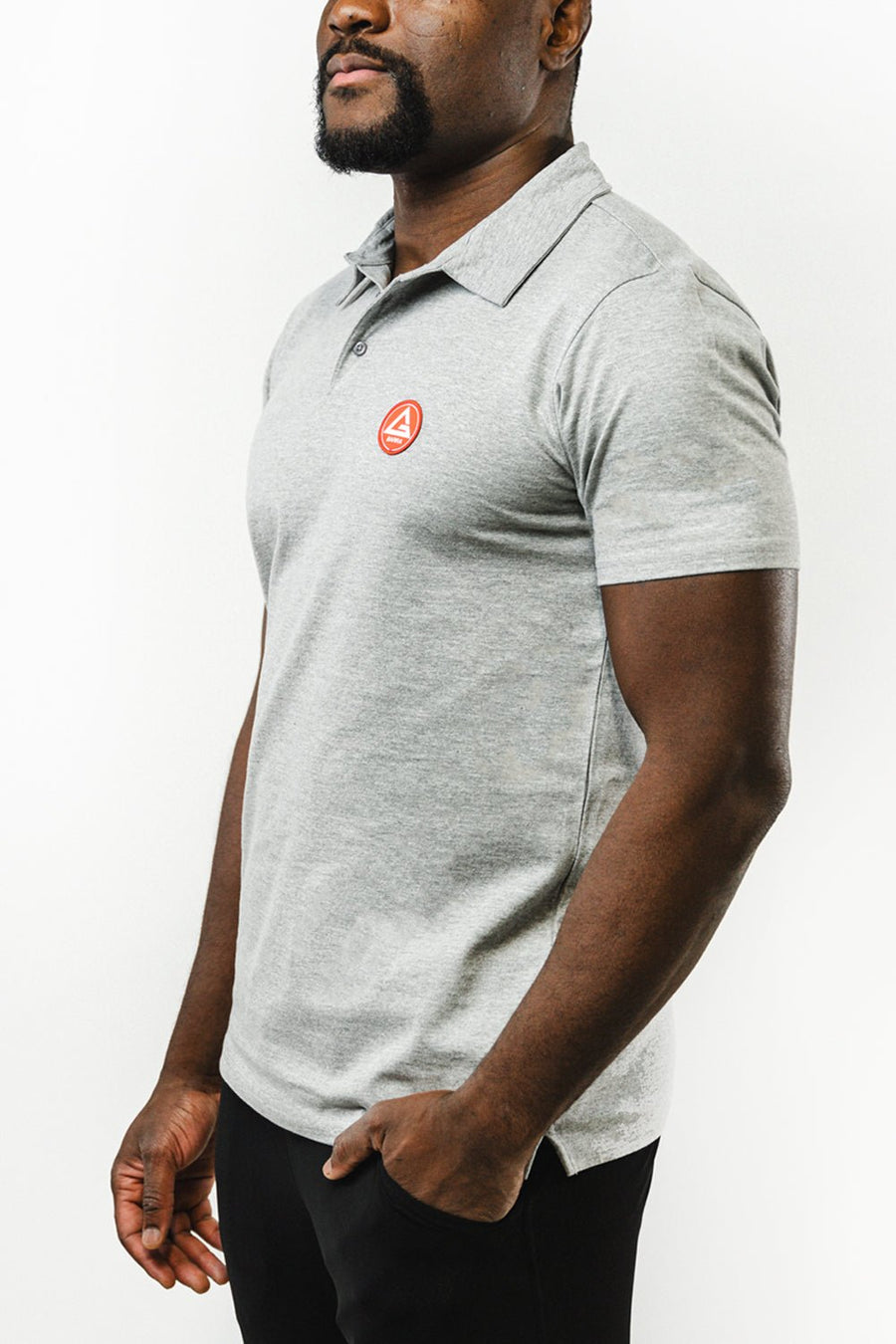 Red Shield Mens Polo - Grey – GB Wear